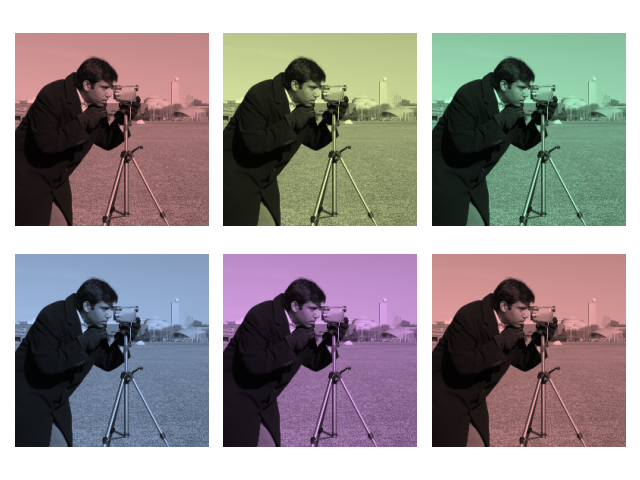 Tinting gray-scale images — skimage 0.22.0 documentation